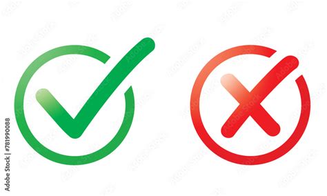 Photo Symboles De Questionnaire Et De Sondage Correct Et Incorrect