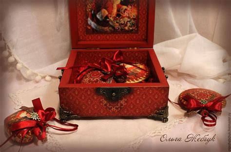 Набор ёлочных игрушек в шкатулке Добрый дедушка Мороз в интернет магазине на Ярмарке