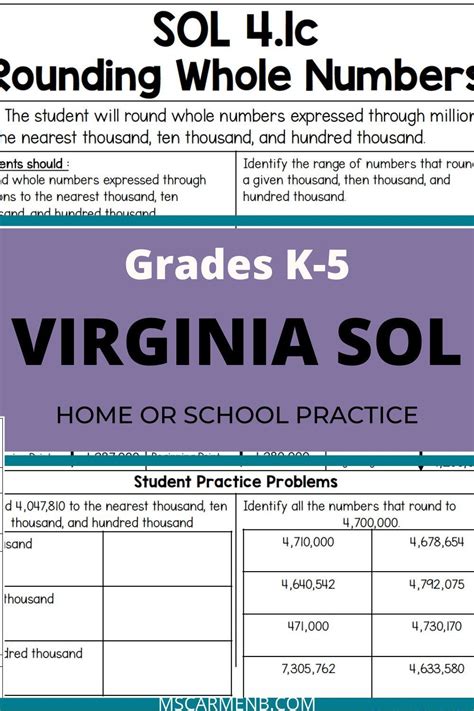 Virginia Sol Math Assessments For 3rd Grade Artofit