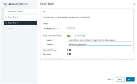 How To Configure Email Notifications And Alarms In Vmware Vcenter 8