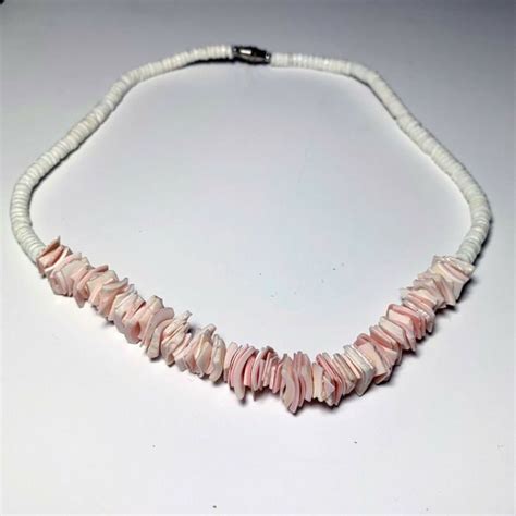 Vintage S Sea Conch Shell Choker Necklace Surfer Beach Fashion Conservatory