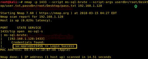 password cracking ms sql hacking articles