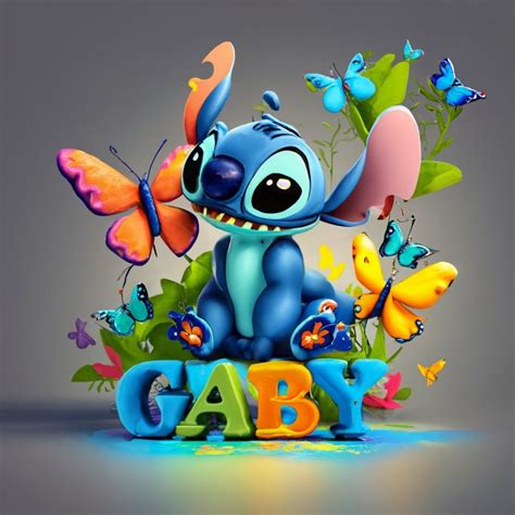 Stitch Stitch Disney Creative Lettering Letter Symbols