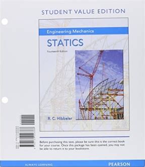 Engineering Mechanics Statics, Student Value Edition Plus Masteringengineering with Pearson ...