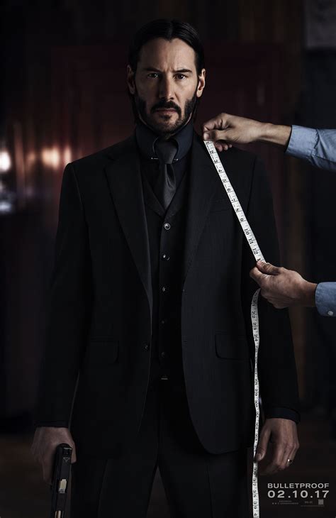 Keanu Reeves Gets Measured Up For Action On This First Poster For JOHN