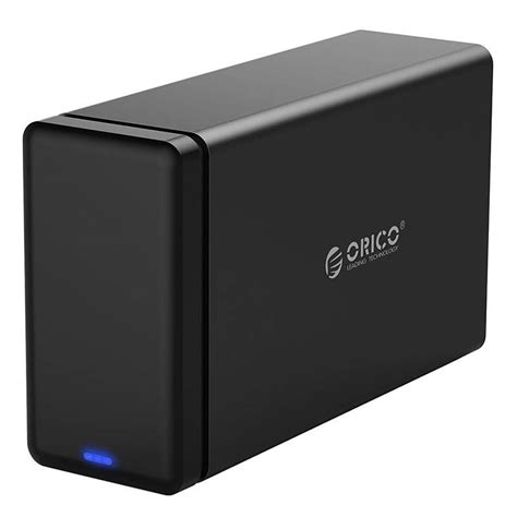 Orico NS200 U3 2 Bay USB 3 0 External HDD Enclosure Black NS200U3