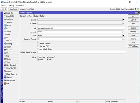 IT Mikrotik Fail Over Configuration PPPoE Client Static IP