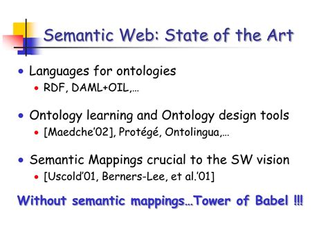 ppt learning to map between ontologies on the semantic web powerpoint