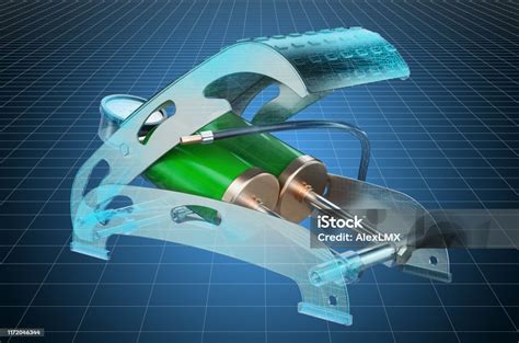 고압 공기 발 펌프 청사진의 시각화 3d Cad 모델 3d 렌더링 3차원 형태에 대한 스톡 사진 및 기타 이미지 3차원 형태 개념 개념과 주제 Istock