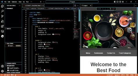 Hariharan S On Linkedin Webdevelopment Htmlcss Octanetinternship Foodrestaurant Landingpage