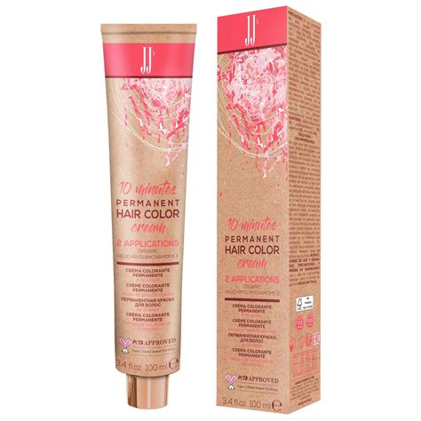 Jjs 10 Minute Permanent Hair Color Cream 100ml Tinte Crema Colorante