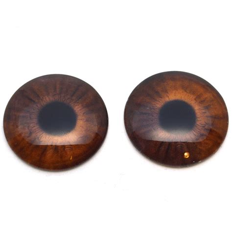 Medium Brown Human Inspired Glass Eyes Handmade Glass Eyes