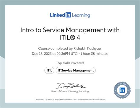 rishabh kashyap on linkedin certificate of completion