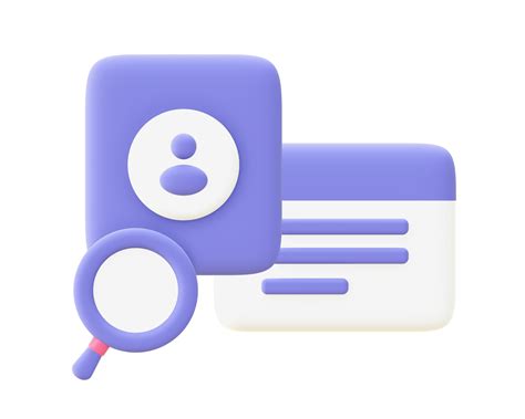 3d Illustration Icon Of Purple Personal Files For Ui Ux Web Mobile Apps