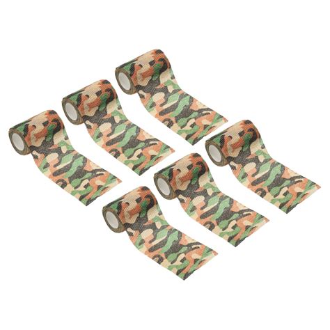 Camouflage Tape 3 X 5 Yards 6 Pack Self Adhesive Camo Tape Wrap Dark