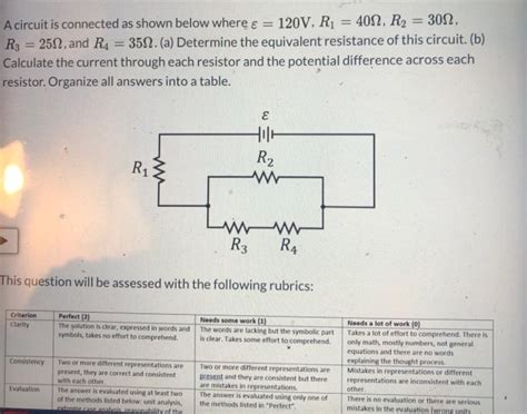 Solved A Circuit Is Connected As Shown Below Where ε 120v