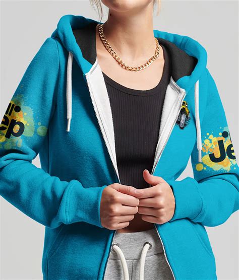 Quack Quack Motherducker Jeep Blue Watercolor Hoodie Aljaira