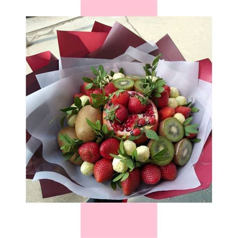 Букет из фруктов клубники Strawberry Food Fruit