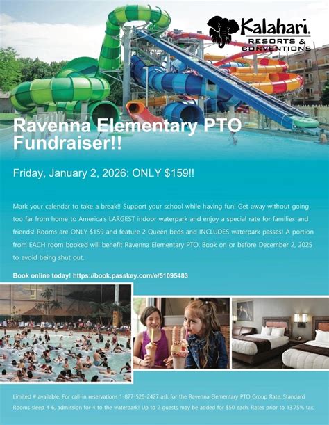 Ravenna Ravenna Elementary Pto Is Hosting A Kalahari Resorts
