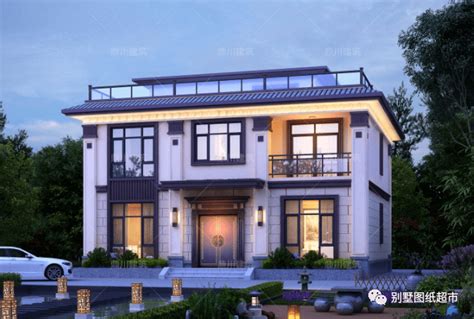 5款农村平屋顶别墅设计图纸，户型简约，造价经济，适合80农村人建卫生间卧室结构