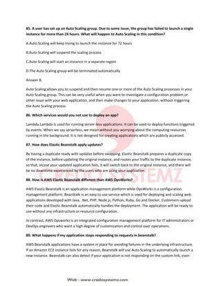 Aws Interview Questions And Answers PDF