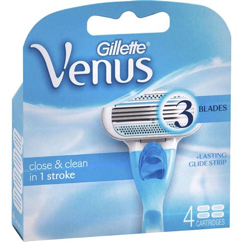 Gillette Venus Smooth Women's Razor Blades 4 Pack | Woolworths