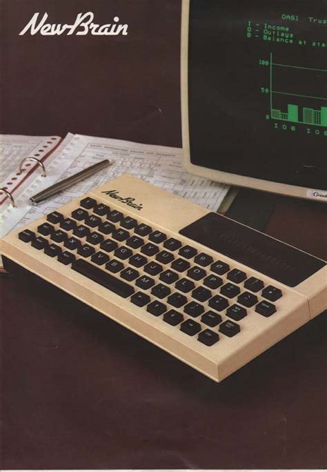 Newbrain Computer Brochure Promotional Item Computing History