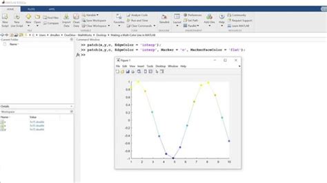 Making A Multi Color Line In Matlab Stuart S Matlab Videos Matlab