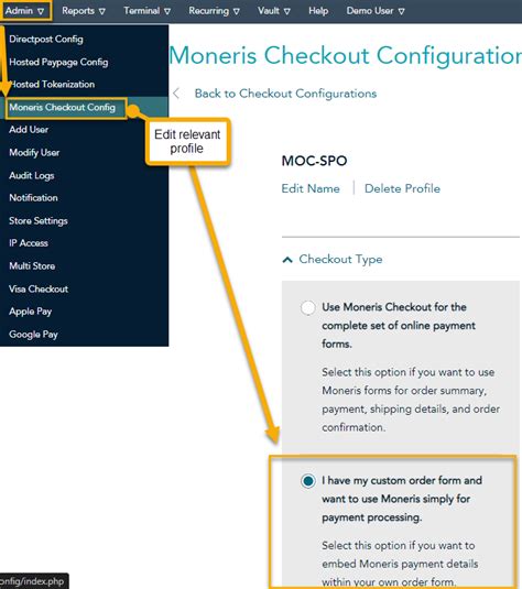 Moneris Checkout Operationscommander