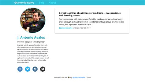 Github Jantonioavalos Blogfolio My Old Personal Blog