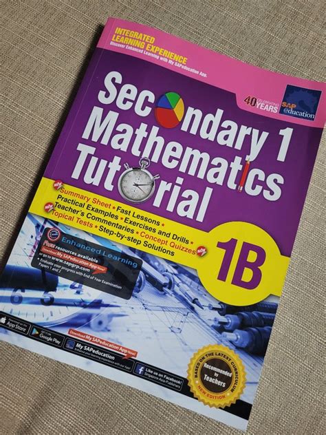 sec1 math tutorial 1b hobbies and toys books and magazines assessment books on carousell