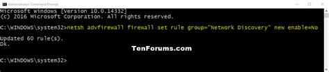 Turn On Or Off Network Discovery In Windows 10 Tutorials