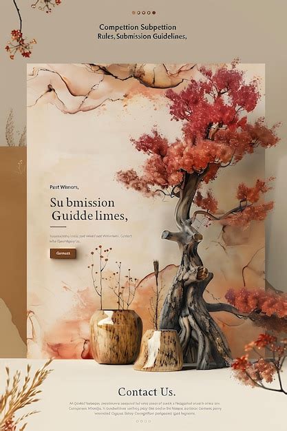 Single Page Layout Web With Scroll Animation Effect Streamli Autumn Theme Layout Idea Designs