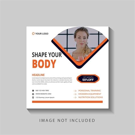 Premium Vector Zym Socail Media Post Design