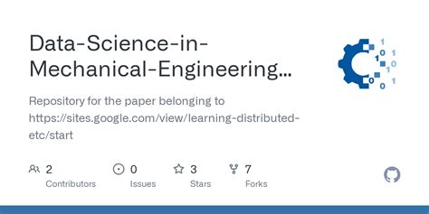 GitHub Data Science In Mechanical Engineering Toward Multi Agent