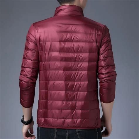 Badu Bg 2022 Есен Зима Класическо Ежедневно Леко Топло Мъжко Пухено Яке Обикновено Младежка Мода