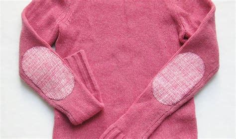 Diy Basics How To Add Trendy Elbow Patches To Boring Sweaters Brit Co