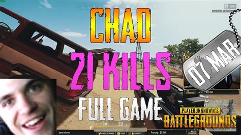Chad Kills Pubg Youtube
