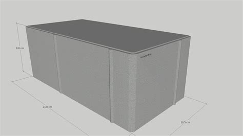 Paving Block Bata Grey 3d Warehouse
