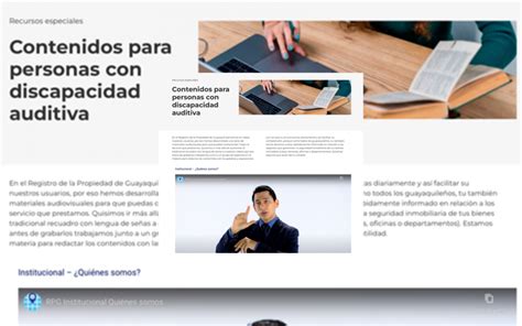 Registro De La Propiedad De Guayaquil Piensa En Personas Con