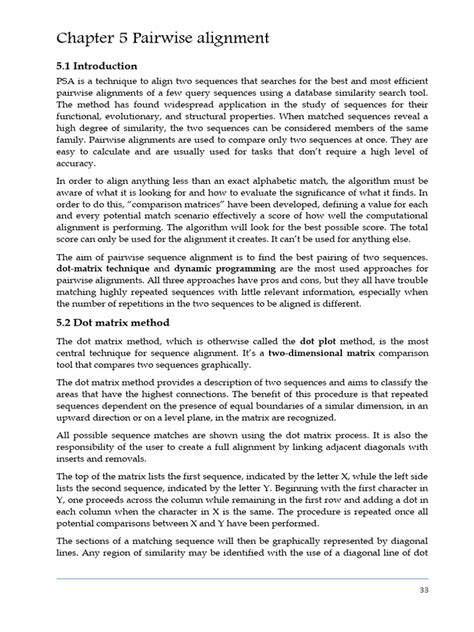 Chapter 5 Pairwise Alignment Pdf Sequence Alignment Mathematical And Theoretical Biology