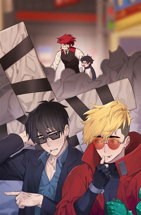 Vash The Stampede Nicholas D Wolfwood Klaus Von Reinhertz And