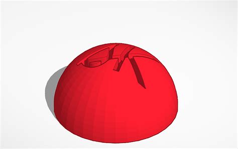 3d Design Sk Half Sphere Tinkercad