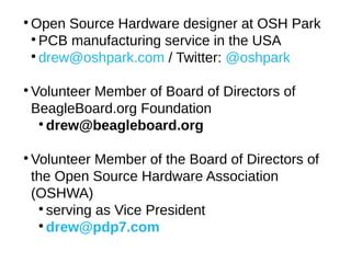 Introduction To Open Source Hardware OSHWA And Open Hardware Summit PPT