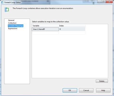How To Loop Through Full Result Set Using Foreach Container In Ssis