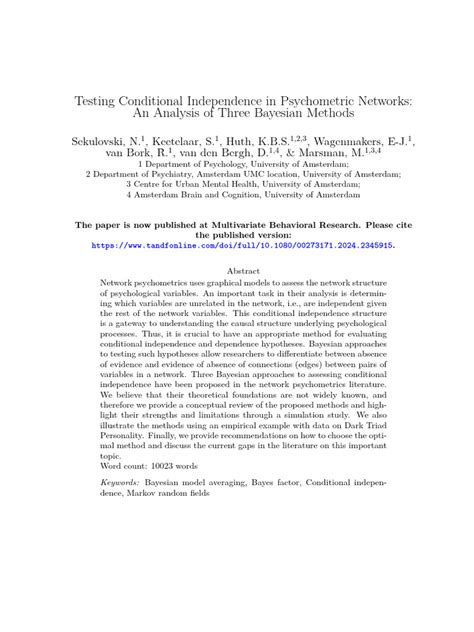 Manuscript Pdf Bayesian Inference Bayesian Network