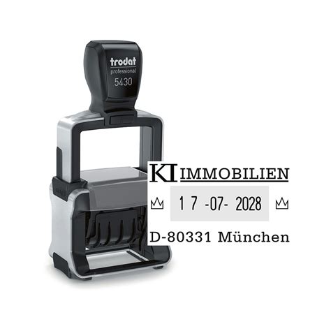 Trodat Datumstempel mit Text Professional Bei OTTO Office günstig kaufen