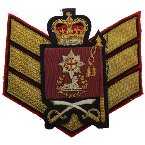 Coldstream Guards Colour Sergeants Rank Insignia