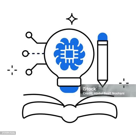 Aipowered Writing Assistants Icon Design Representing Ai Writing