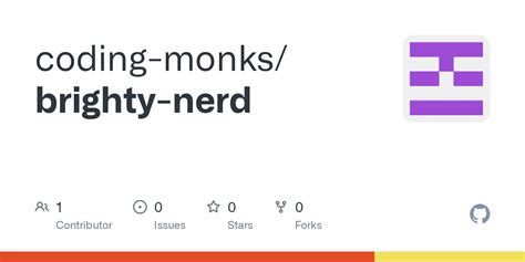 Github Coding Monksbrighty Nerd